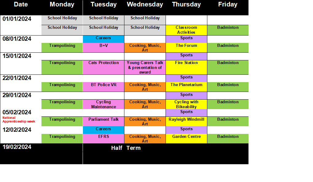 School Timetable