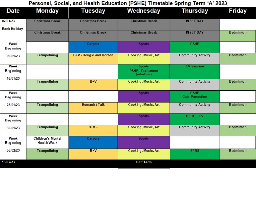 School Timetable