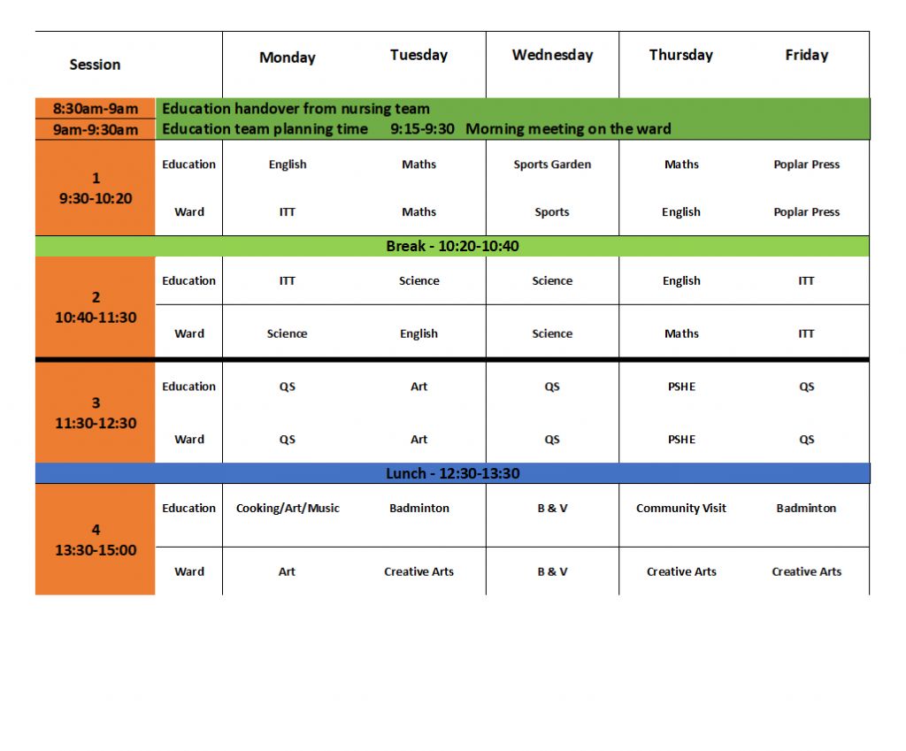 School Timetable